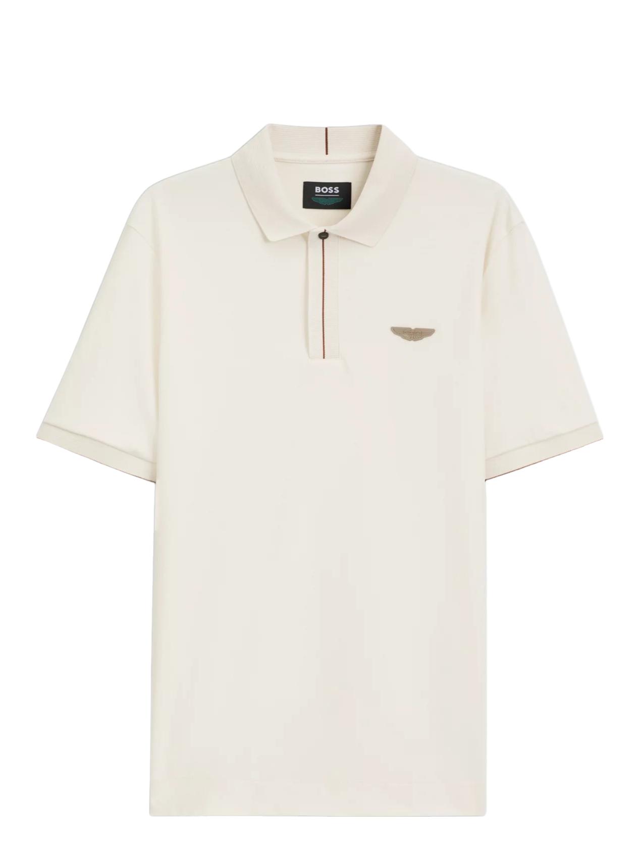 HUGO BOSS zip-fastening regular-fit polo shirt